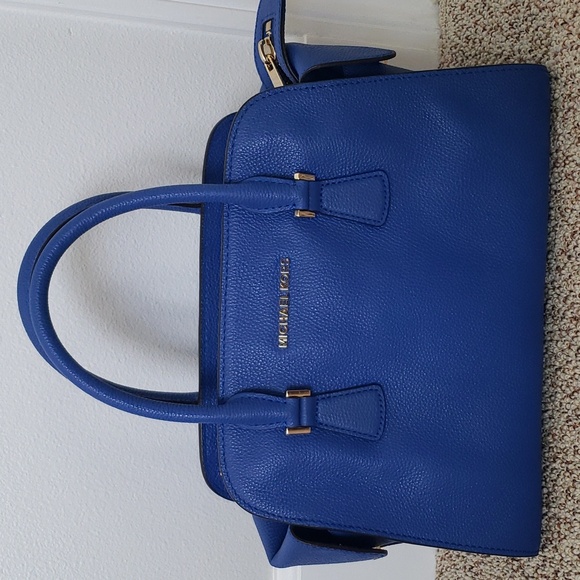 Michael Kors | Bags | Rarely Used Michael Kors Cobalt Blue Handbag ...